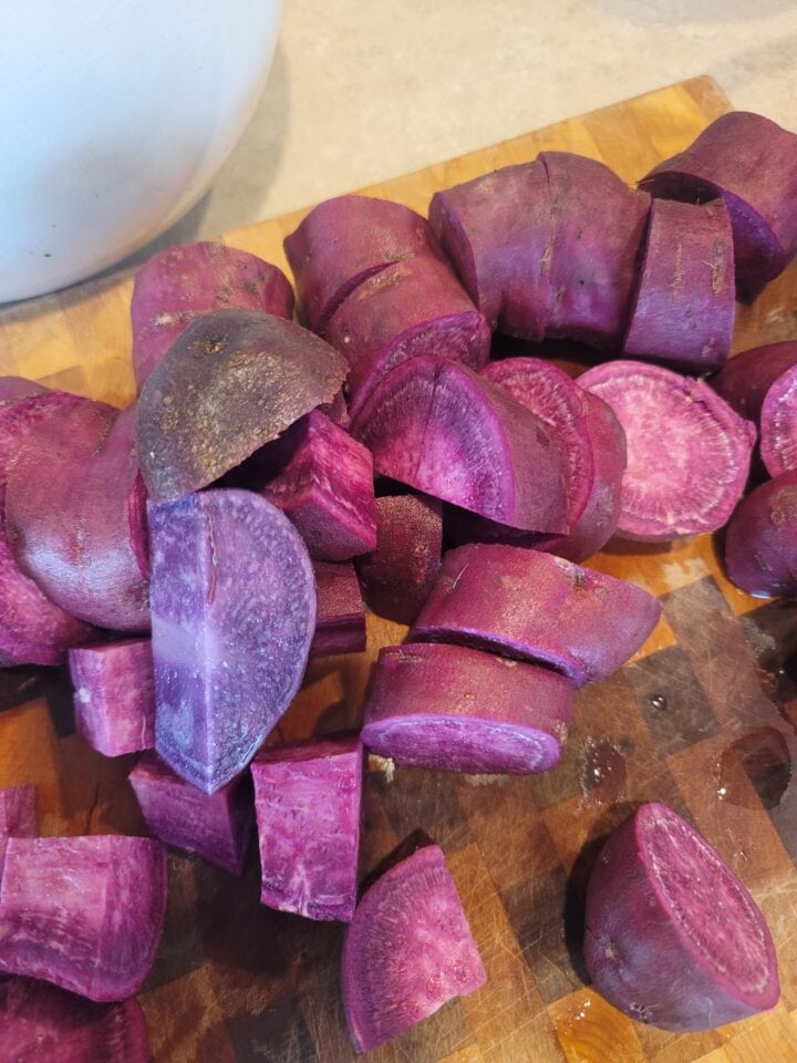 Simple Purple Mashed Potatoes | Healing Home Recipes